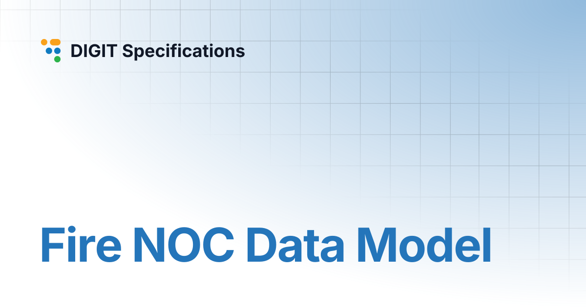 Fire NOC Data Model | DIGIT Specifications